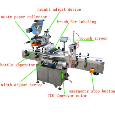 China Siemens PLC Flat Surface Label Applicator For Mask With CE Certificate for sale