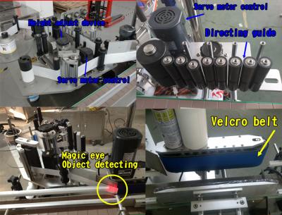 China Cosmetic Bottle Sticker Round Bottle Labeling / Self Adhesive Labelling Machine for sale