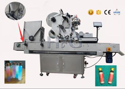 China High speed SUS304 self adhesive sticker Economy Automatic Round Bottle vial labeling machine for sale