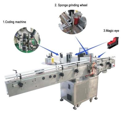 China Large Flat Surface Object Self Adhesive Sticker Labeling Machine Siemens PLC Controller for sale