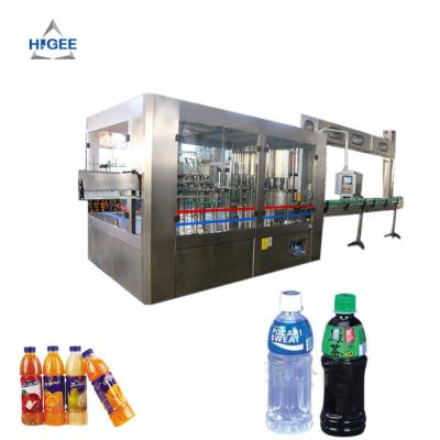 China fruit juice bottling machine rotary liquid filling machine monoblock filling and capping machine 3 in 1 water filling for sale