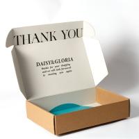 China Eco Friendly Kraft Corrugated Box Customizable Size Shipping Boxes With Logo Printed for sale