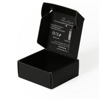 China Custom Shipping Mailer Boxes Black Inside And Outside Lipstick Paper Box Packaging for sale