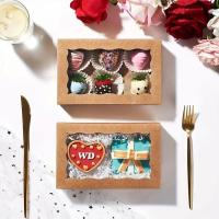 China Kraft Paper Snack Packaging Box for Rectangle or Custom Shape for Food Packaging for sale