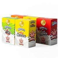 China Square Custom Food Package Ivory Board Snack Boxes Custom Glossy Matte Lamination for sale