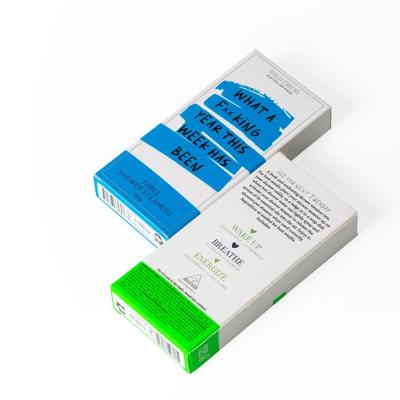 China Custom Logo Pink Coated Paper Tuck End Box for Paperboard Shower Steam Packaging for sale