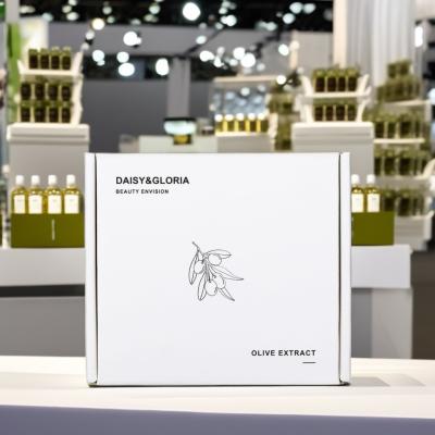 China Square Custom Logo Magnetic Folding Gift Box Flat Pack Rigid Cardboard Coated Foil White Paper Foldable Cosmetic Packaging for sale