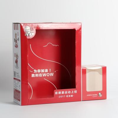 China OEM ODM 4x4x5 Inches Straight Tuck End Box Coated Paper Packaging Box For KFC Food for sale
