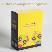 China Yellow Tuck End Paper Packaging Box With Transparent Window for Mobile Phone Accessories for sale
