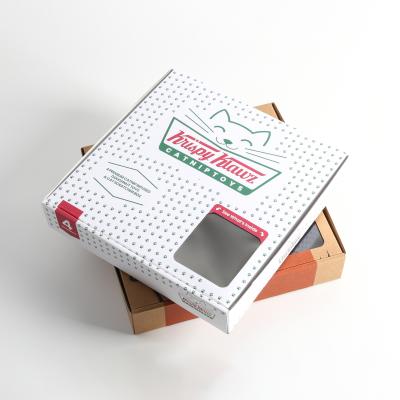 China Corrugated Pizza Boxes Pizza Style Cardboard Boxes For Fast Secure Products Shipping for sale