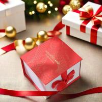 China Gold Hot Stamping Rigid Cardboard Cosmetic Gift Box Packaging Book Shaped Folding for sale