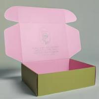 China Custom Eco-friendly Corrugated Cardboard Shipping Boxes For Flower for sale
