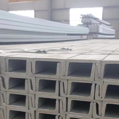 China Galvanized U-Shaped Steel Channel Q235 Q355 Q345 1.5-5.0mm Thickness for Building Construction for sale