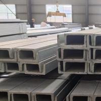China Custom Length Hot Rolled Galvanized U Channel Steel 1.5-5.0mm Thickness for Construction and Machinery for sale