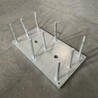 China Rectangular Structural Steel Embedded Plates 4mm 6mm Thickness for Concrete Foundation Construction for sale