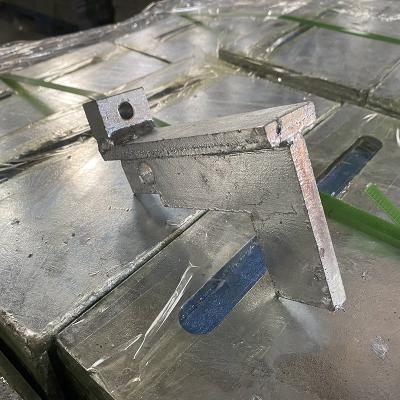 China ISO9001 Certified 200×200×10mm Steel Embedded Plate for Concrete Construction and Structural Connections for sale