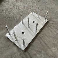 China Corrosion Resistant Steel Plate Embedded in Concrete - Standard Size Metal Embedded Parts with Heat & Waterproof Protection for sale