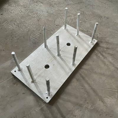 China Corrosion Resistant Steel Plate Embedded in Concrete - Standard Size Metal Embedded Parts with Heat & Waterproof Protection for sale