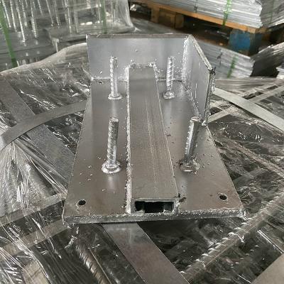China Concrete Embed Plates 8mm 10mm 15mm Thickness - Shockproof Welding Connection with ISO9001 Certification for sale
