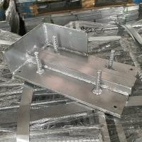 China 4mm 6mm Embedded Steel Plate for Concrete - Metal Anchor Plate with Corrosion & Heat Resistance for sale