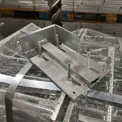 China Corrosion Resistant Metal Embedded Steel Plate 100×100mm to 180×180mm Shockproof Waterproof Heat Resistant for sale