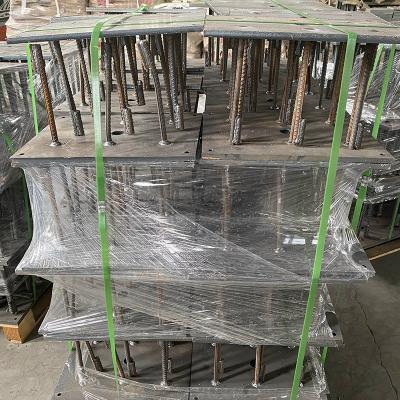 China Welding Rectangular Embedded Steel Plates 4mm 6mm 8mm 10mm Thickness for Structural Construction for sale