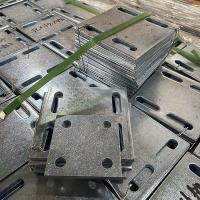 China Corrosion Resistant Metal Embedded Steel Plate 100×100mm to 180×180mm Shockproof Waterproof Heat Resistant for sale