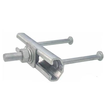 China 21mm Height Halfen Channel Embedded Parts - 4.5kN Load Capacity, Custom Lengths 80-120mm for Concrete Structures for sale