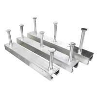 China 21mm Height Halfen Channel Embedded Parts - 4.5kN Load Capacity, Custom Lengths 80-120mm for Concrete Structures for sale
