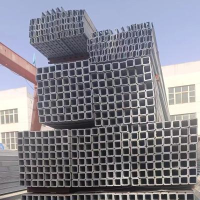 China Custom Length Cold Rolled Galvanized Square Pipe with 40-275g/m² Zinc Coating for Construction Applications for sale