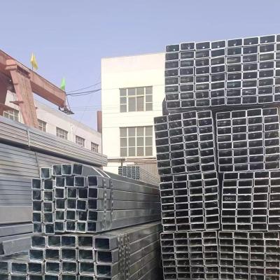 China 40-275g/m² Zinc Coating Rectangular Galvanized Steel Pipe - Custom Sizes & Thickness for Construction & Industrial Use for sale