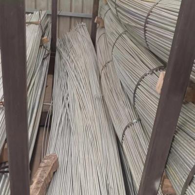 China Hot Dip Galvanized Round Steel Bar 200-600g/m² Zinc Coating, 6-12m Length, Custom Diameter for sale