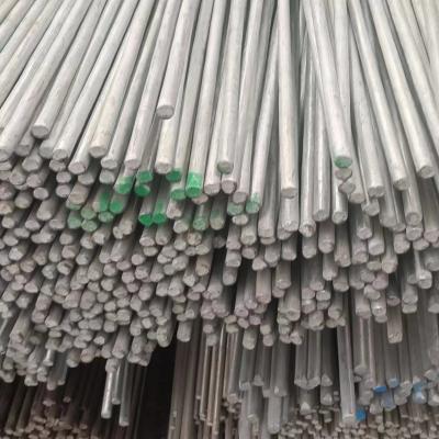 China Bright Surface Hot Dip Zinc Coated Steel Round Bar Level A Quality 6ft Length Custom Diameter Construction Material for sale