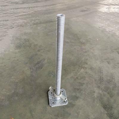 China 1.5-3 Ton Heavy Duty Hot Dip Galvanized Steel Shelf Support with 0.5-1.8m Height Range and Custom Diameter for sale