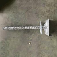 China Full Height Adjustable Galvanized Steel Scaffold Support 0.5-1.8m Range with 1.5-3 Ton Load Capacity Q235 Q345 Q355 for sale