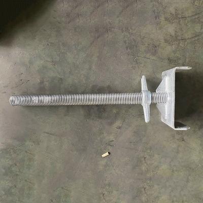 China Full Height Adjustable Galvanized Steel Scaffold Support 0.5-1.8m Range with 1.5-3 Ton Load Capacity Q235 Q345 Q355 for sale