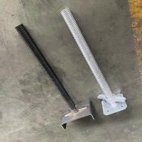 China Hot Dip Galvanized Steel Scaffold Supports 1.5-3 Ton Load Capacity 0.5-1.8m Adjustable Height for sale