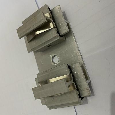 China Custom Silver Aluminum Embedded Components with Strong Corrosion Resistance - Anodized Surface, Lightweight Construction, 15-30 Day Delivery for sale