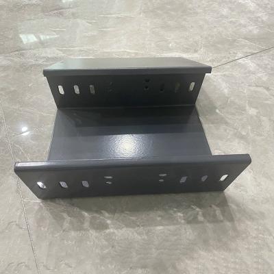 China 400mm Wide Rectangular Steel Cable Tray with 2.0mm Thickness for Wall or Ceiling Mount - ISO9001 Certified for sale