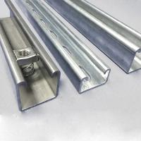 China 4.5kN Galvanized Steel Halfen Channel - 21mm Height with Class 4 Corrosion Resistance for Construction Embeds for sale