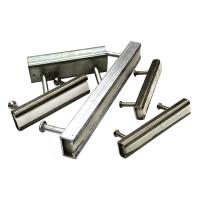 China U Type Halfen Channel 21mm Height 4.5kN Load Capacity Galvanized Steel Embedded Parts for Industrial Buildings for sale