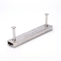 China U Type Halfen Channel 21mm Height 4.5kN Load Capacity Galvanized Steel Embedded Parts for Industrial Buildings for sale