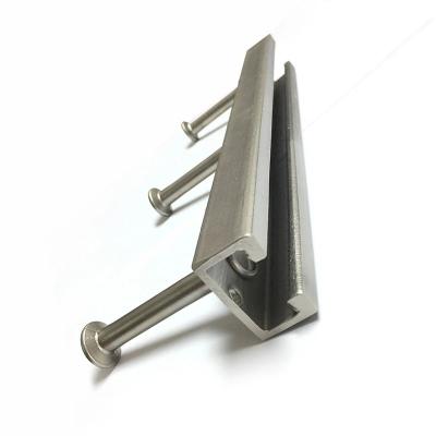 China Class A1 Corrosion Resistant Welded Halfen Channel - 21mm Height, 4.5kN Load Capacity, Hot-Dip Galvanized for sale
