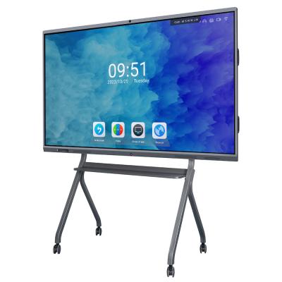 China 65 Inch 4K LCD Screen Teaching Smart Interactive Touch Screen Whiteboard for sale