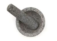 China Custom Granite Stone Mortar And Pestle Set Spices Pestle Press Grinder for sale