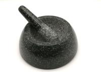 China Granite Stone Mortar And Pestle Mortar Polished For Kitchenware for sale