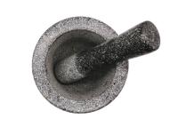 China Natural Granite Stone Mortar And Pestle Set Spice Herb Grinder for sale