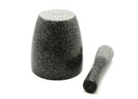 China Natural Granite Stone Mortar And Pestle Set Spice Herb Grinder for sale