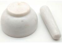 China Marble Stone Mortar And Pestle Set With Base Kitchen Tools Garlic Spice Masher for sale