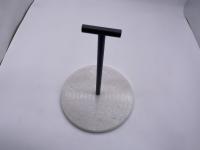 China H29cm Natural Marble Stone Paper Towel Holder Polished Finishing for sale